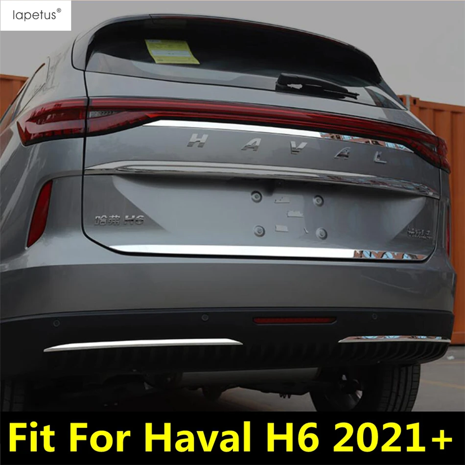 Rear Bumper Tailgate Tail Door Trunk Handle Strip Decor Cover Trim For ...
