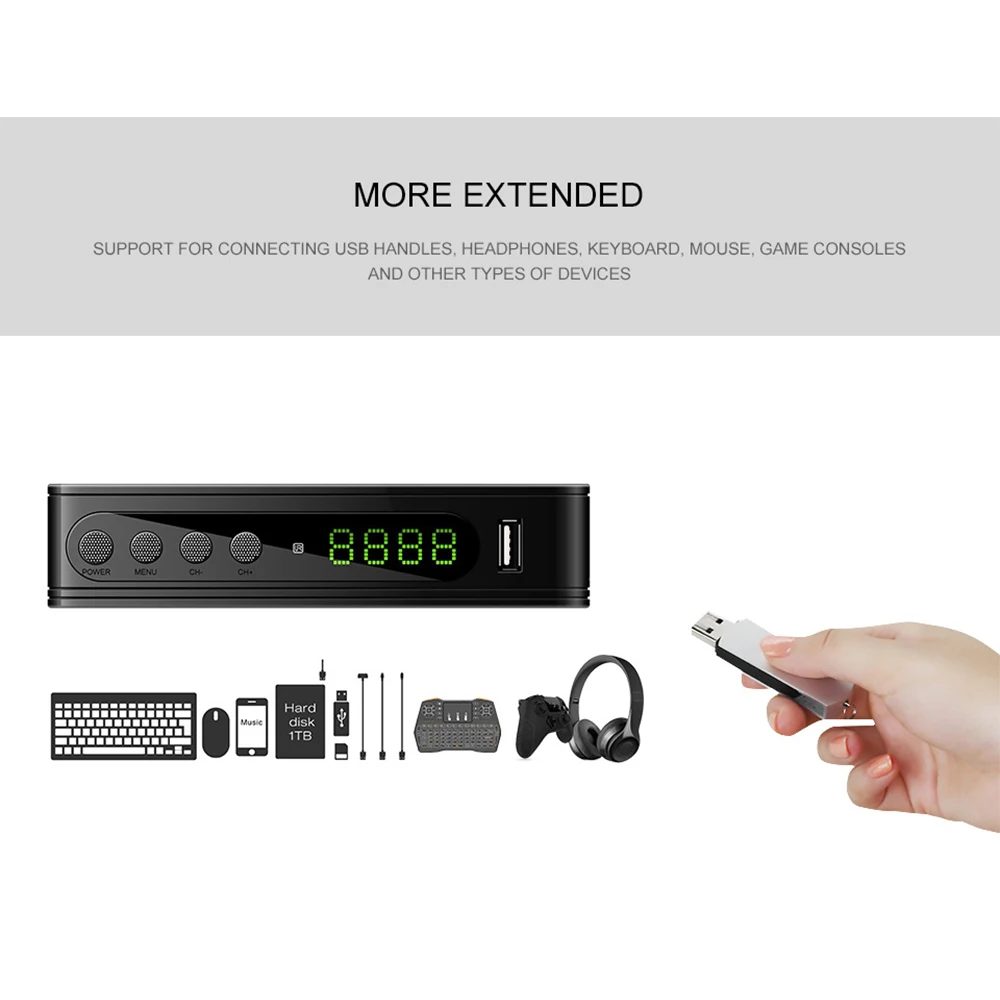 Купить DVB-T2/комплект dvb-t-top Box для цифрового ТВ-тюнера DVBT2 tv ...