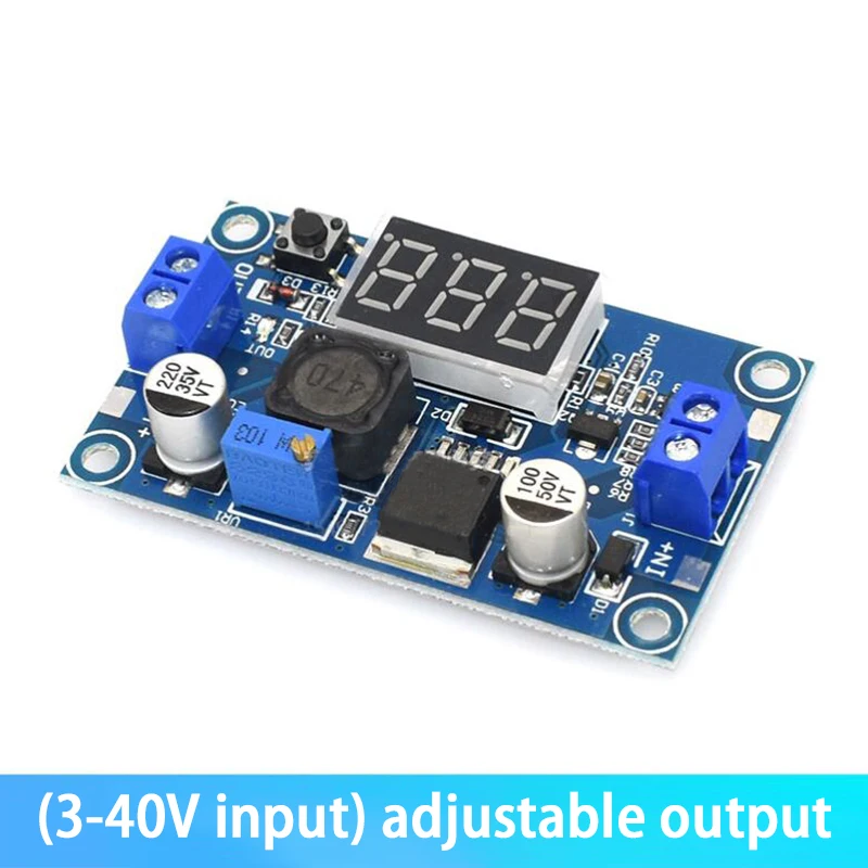 LM2596S DC-DC DC adjustable step-down power supply module regulator board 3A 12/24 to 12/5/3.3V ...
