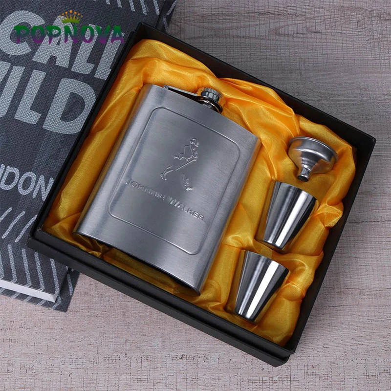7oz Stainless Steel Hip Flask For Alcohol Wine Mug Wisky Bottle with ...
