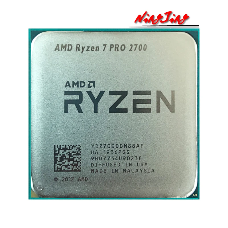 Procesador de CPU AMD Ryzen 7 PRO 2700 R7 PRO 2700 3,2 GHz, ocho ...