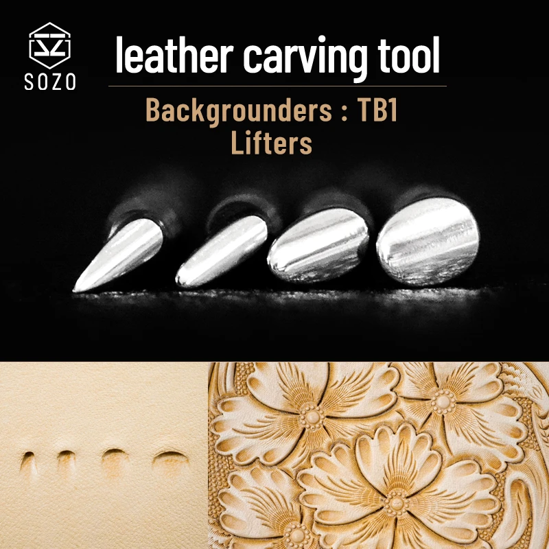 Sozo Tb1 Leather Work Carving Pattern Stamps Lifters Sheridan Saddle ...