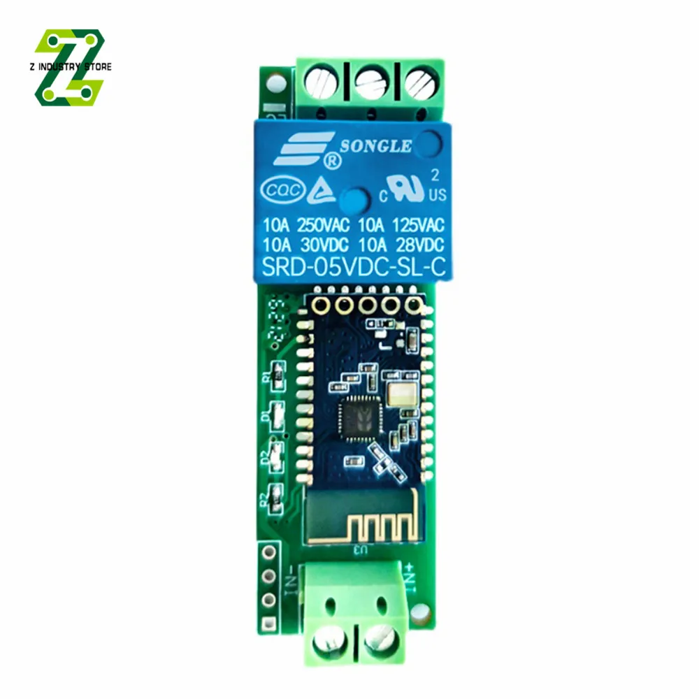 DC 12/5V 1 Channel Relay Board Module For IOT Smart Home Phone APP ...