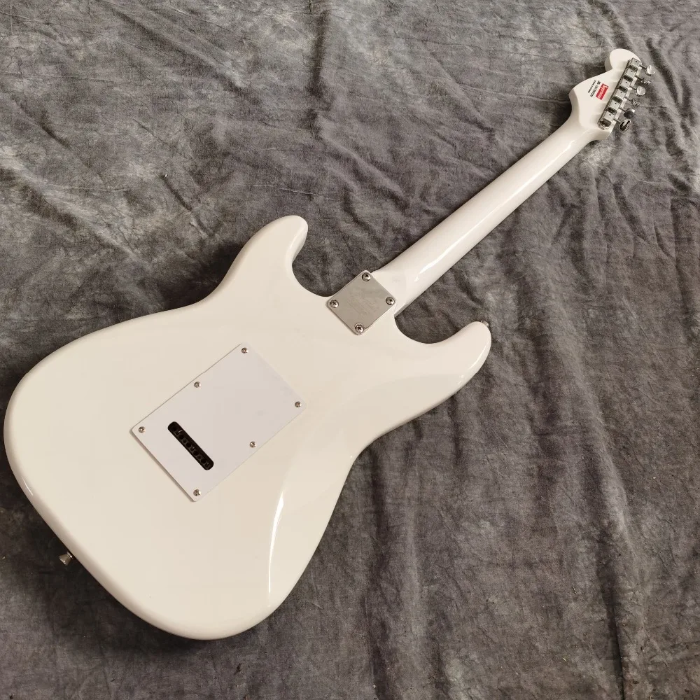 Стиль. Белая электрогитара. Белая гриф. Ручная работа 6 стингов gitaar ...