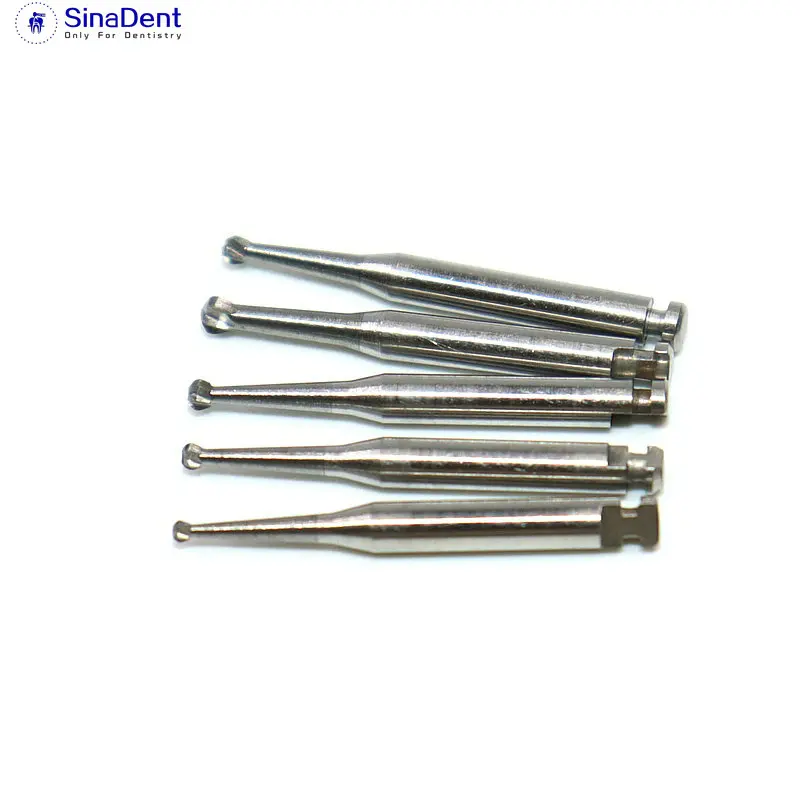 1PCS Dental RA Carbide Burs 6 Sizes Round Burs Low Speed Tungsten Steel ...