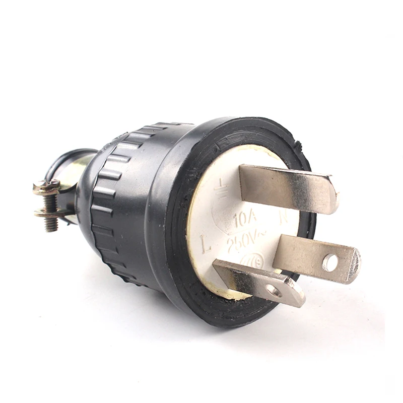 Waterproof black australia 3p power cable wired industry connector 250v ...