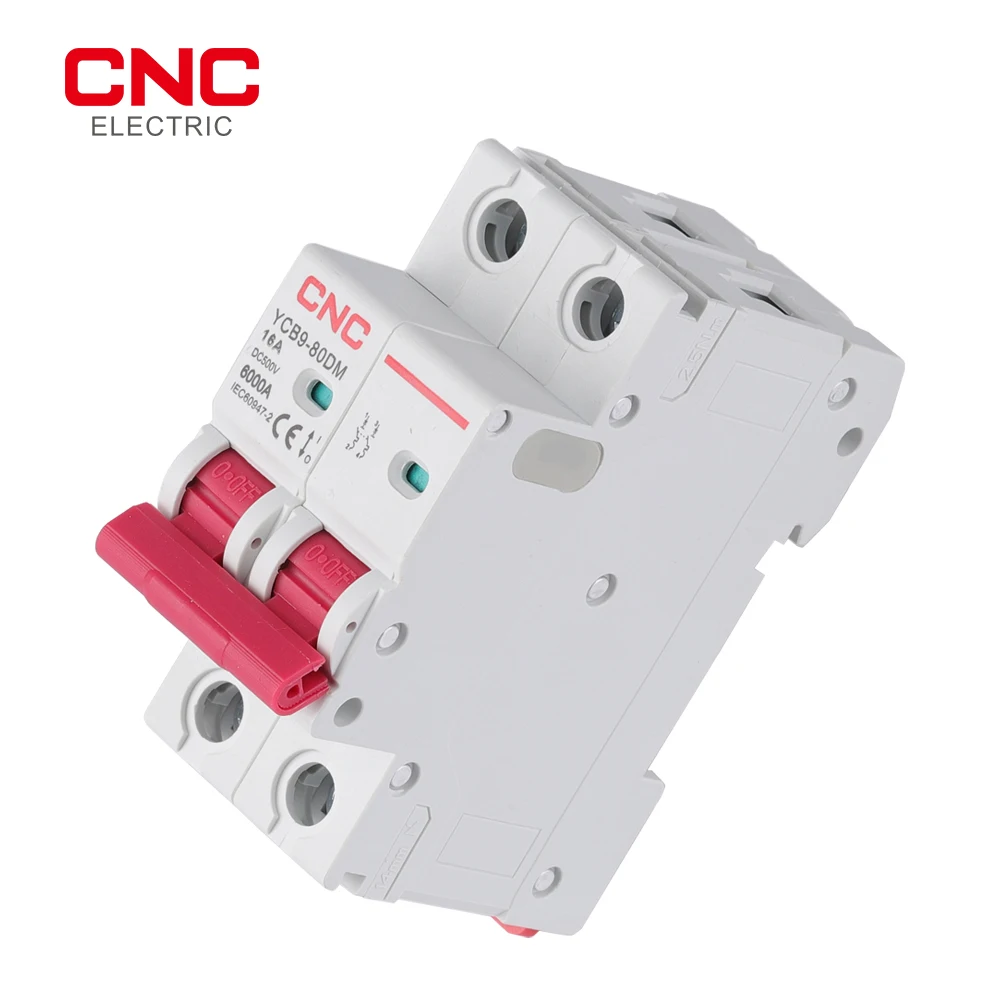 Cnc Ycb9-80Dm 2P Dc Mcb 6Ka 500V Mini Ciruprer 16A 20A 25A 32A 40A 50A Pv Rendszerhez – FIXO.hu