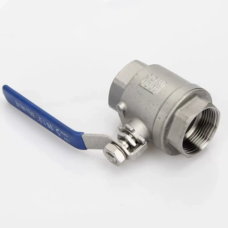 1PCS DN8-DN50 SS304 Stainless Steel Sanitary Female 2 Piece Full Port ...