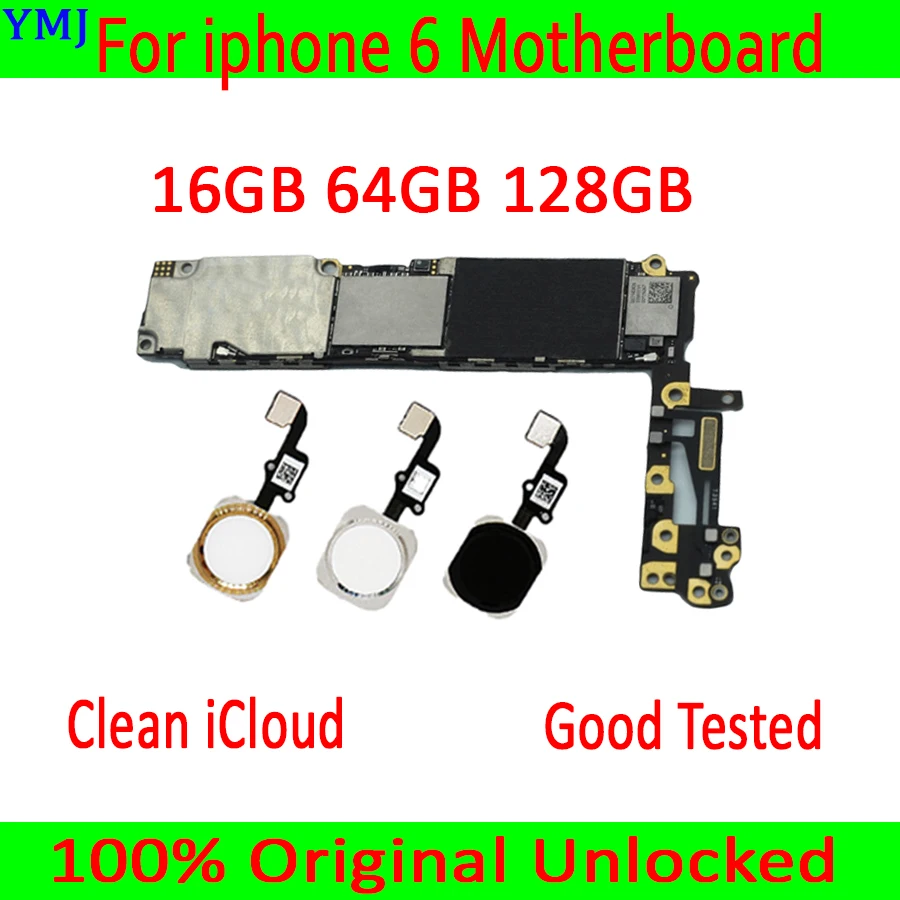 Full Chips For Iphone 6 4.7 Inch Motherboard Free Icloud,original ...
