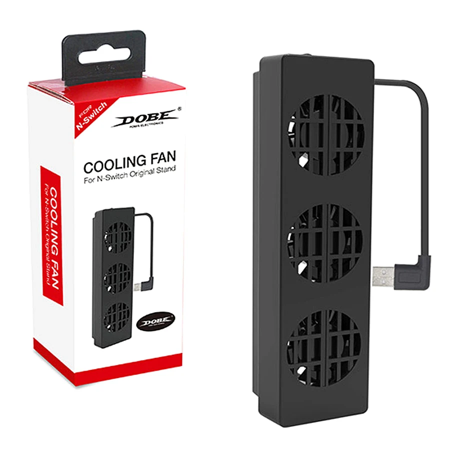 3 Cooler Docking Station Temperature Control Cooling Fan for Nintendo ...