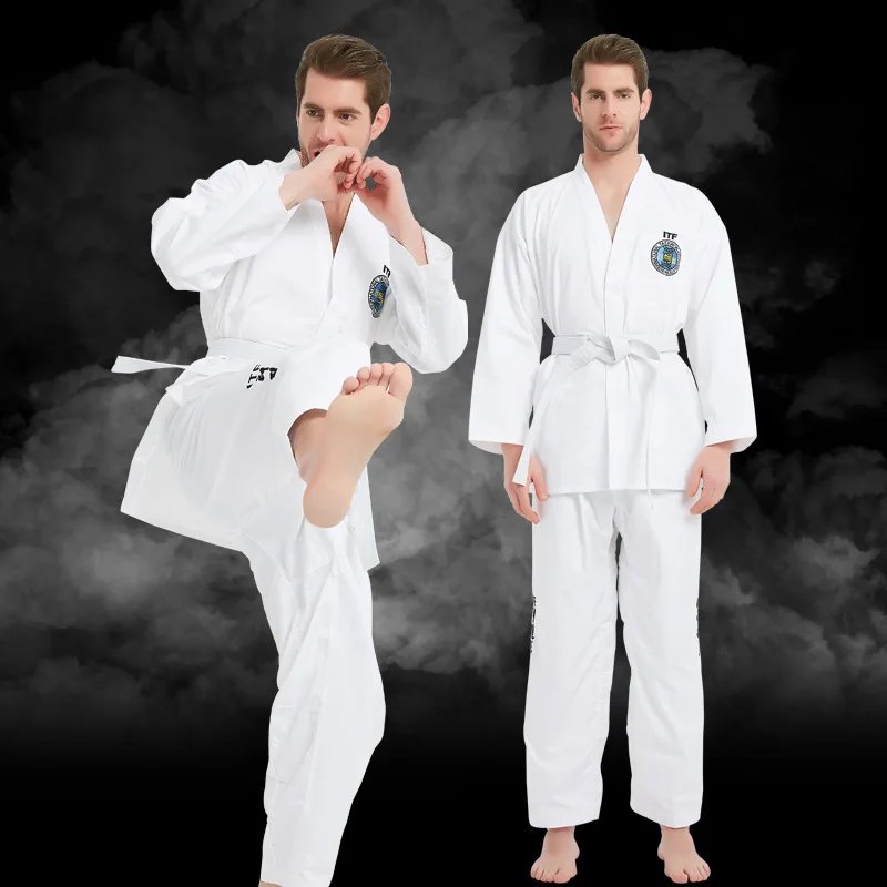 ITF-Approved-Professional-White-Uniform-for-Taekwondo-Student-Doboks ...