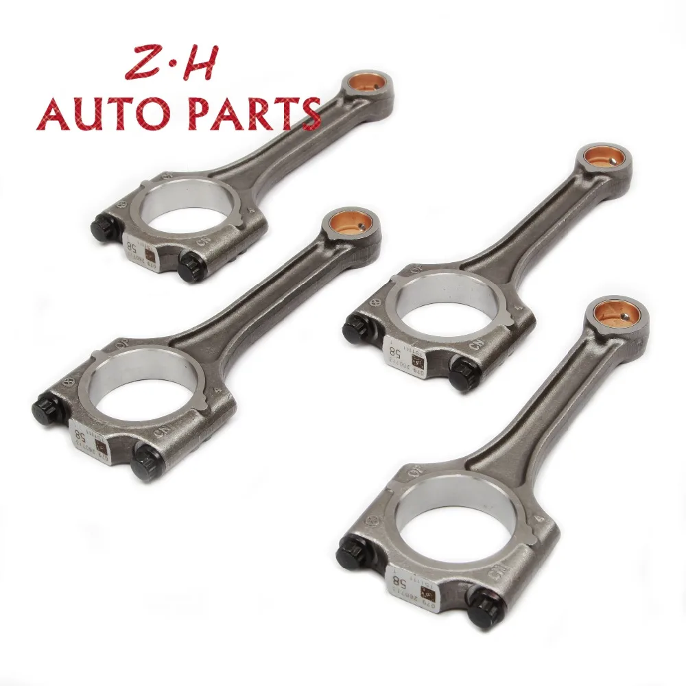 New 4Pcs Engine Conrod Connecting Rod 036 198 401 For VW Golf Polo ...