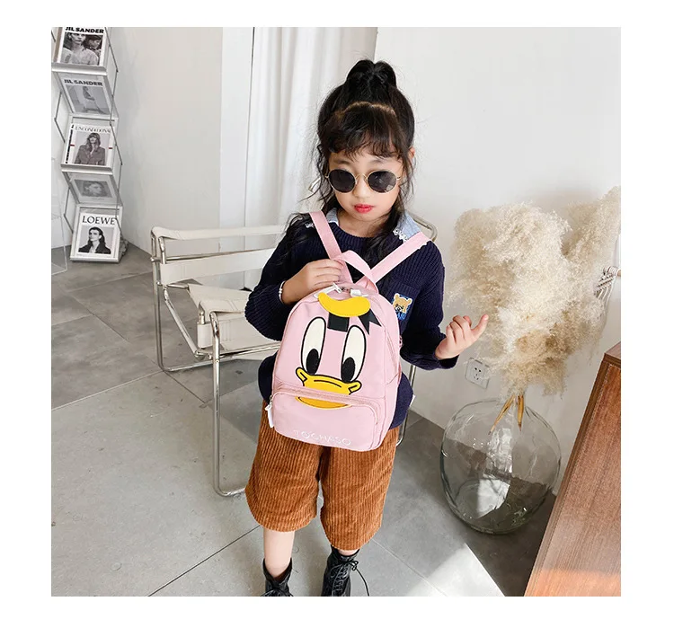 Disney Donald Duck Backpack Cartoon Fashion Simple Cute Duck Backpack ...