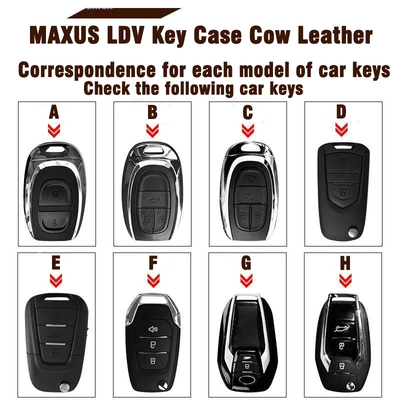 FOR MAXUS LDV T60 Key Cover G10 G20 V80 V90 T70 Special First Layer ...