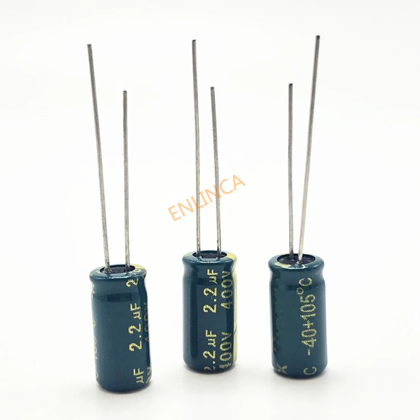 30pcs/lot 400V 2.2UF 6*12 20% RADIAL aluminum electrolytic capacitor ...