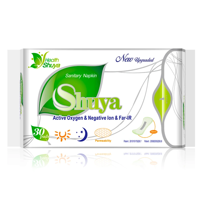 Anion pads sanitary napkin women health care Shuya anion sanitary pads ...