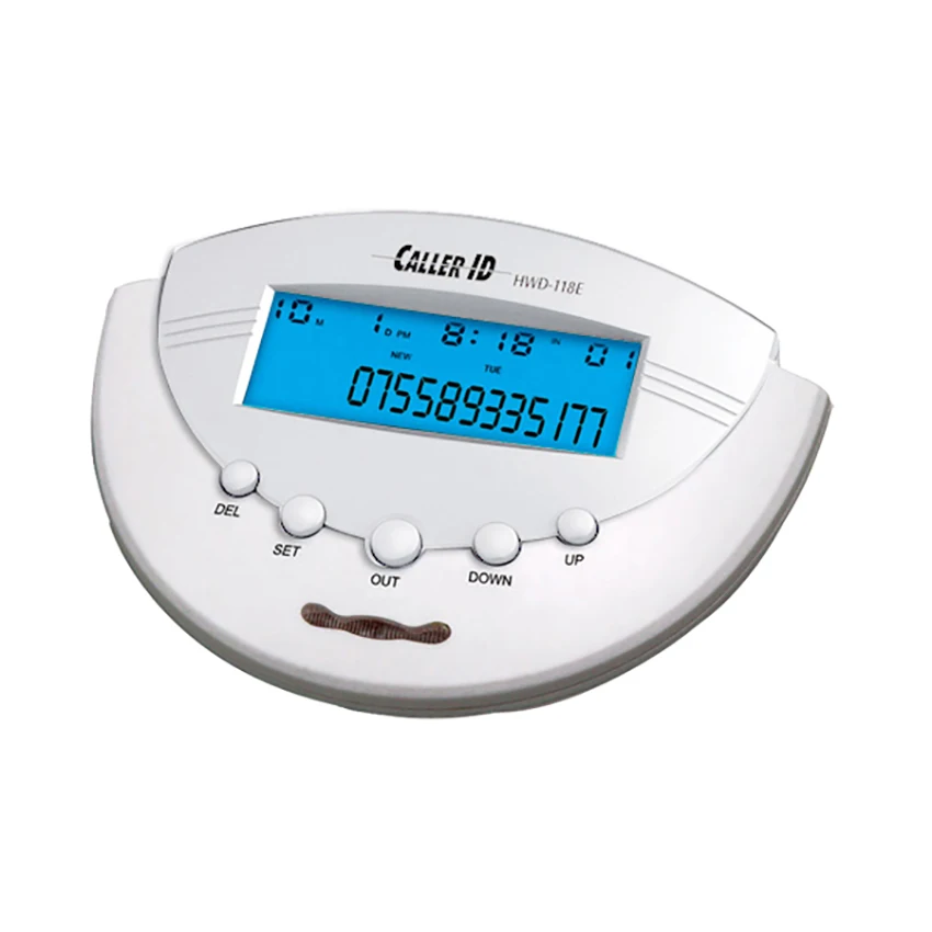 Caller Id Box With Lcd Brightness Adjustment, Blue Backlit, Fsk / Dtmf ...