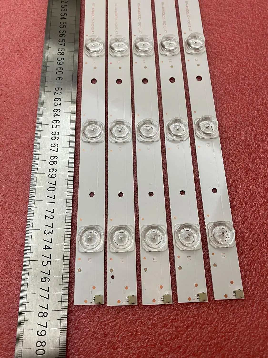 New 5 PCS/lot 10LED 777mm LED backlight strip for Hitachi LE40S508 ...