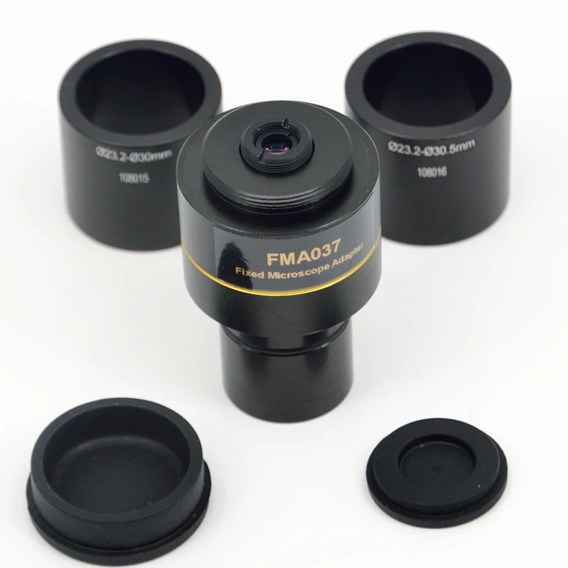 FYSCOPE 0.37X Microscope Camera Eyepiece Adapter With 23.2mm Dia + 30mm ...