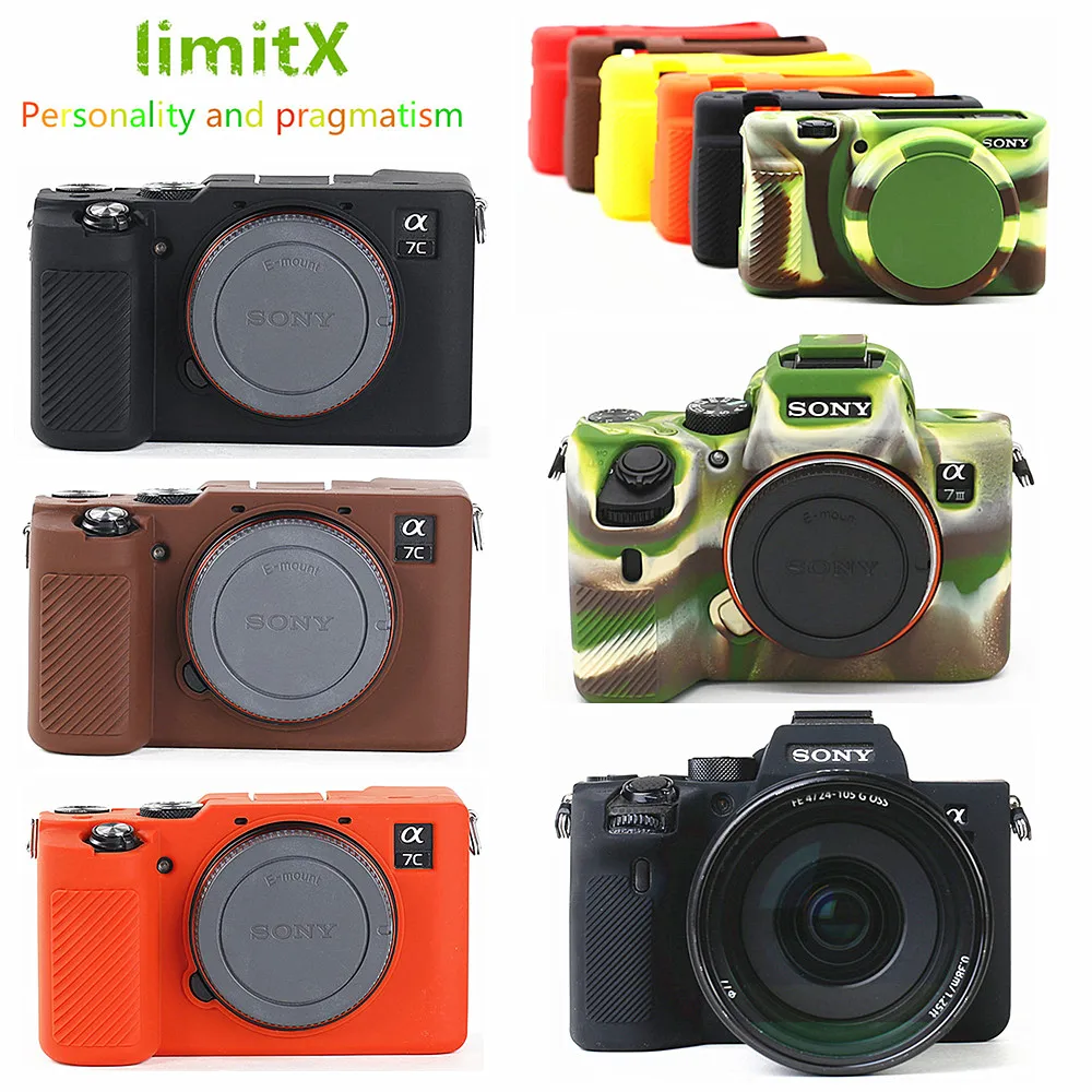 Soft Silicone Case Cover Camera Bag For Sony A7iv A7m4 Zv-e10 Zv-1 A7c ...