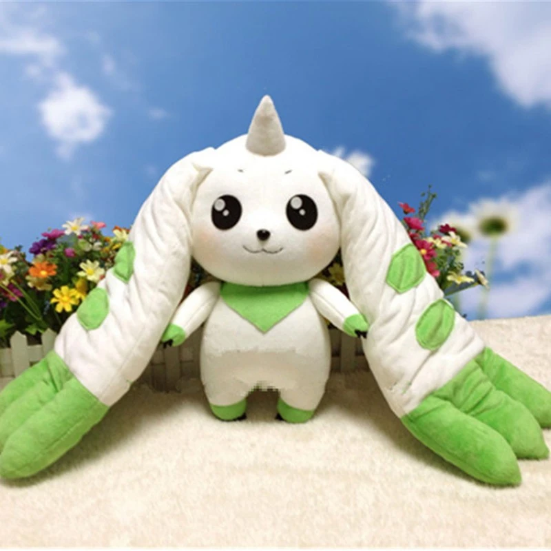 Free Shipping Digimon Adventure Terriermon Cosplay Long Ears Plush Doll ...