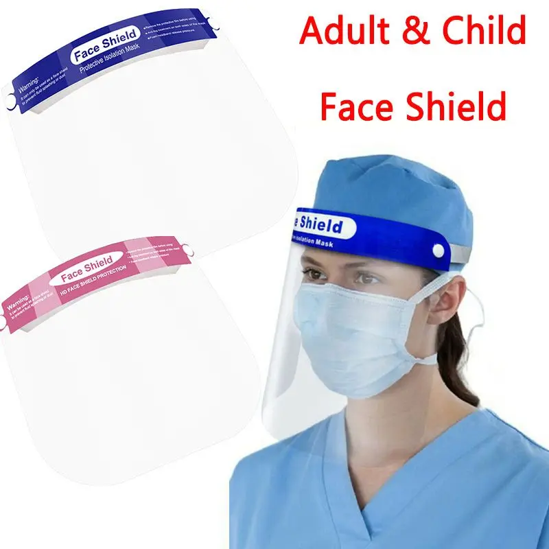Dust-Proof Protective Transparent Face Shield Full Face Mask