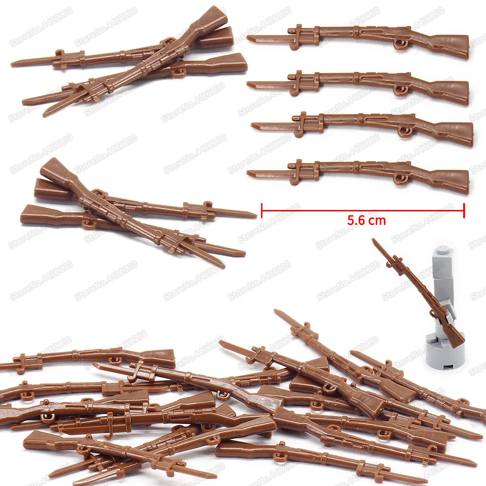 WW2 Assembly Military Thorn Guns Figures Weapons Building Block Army ...