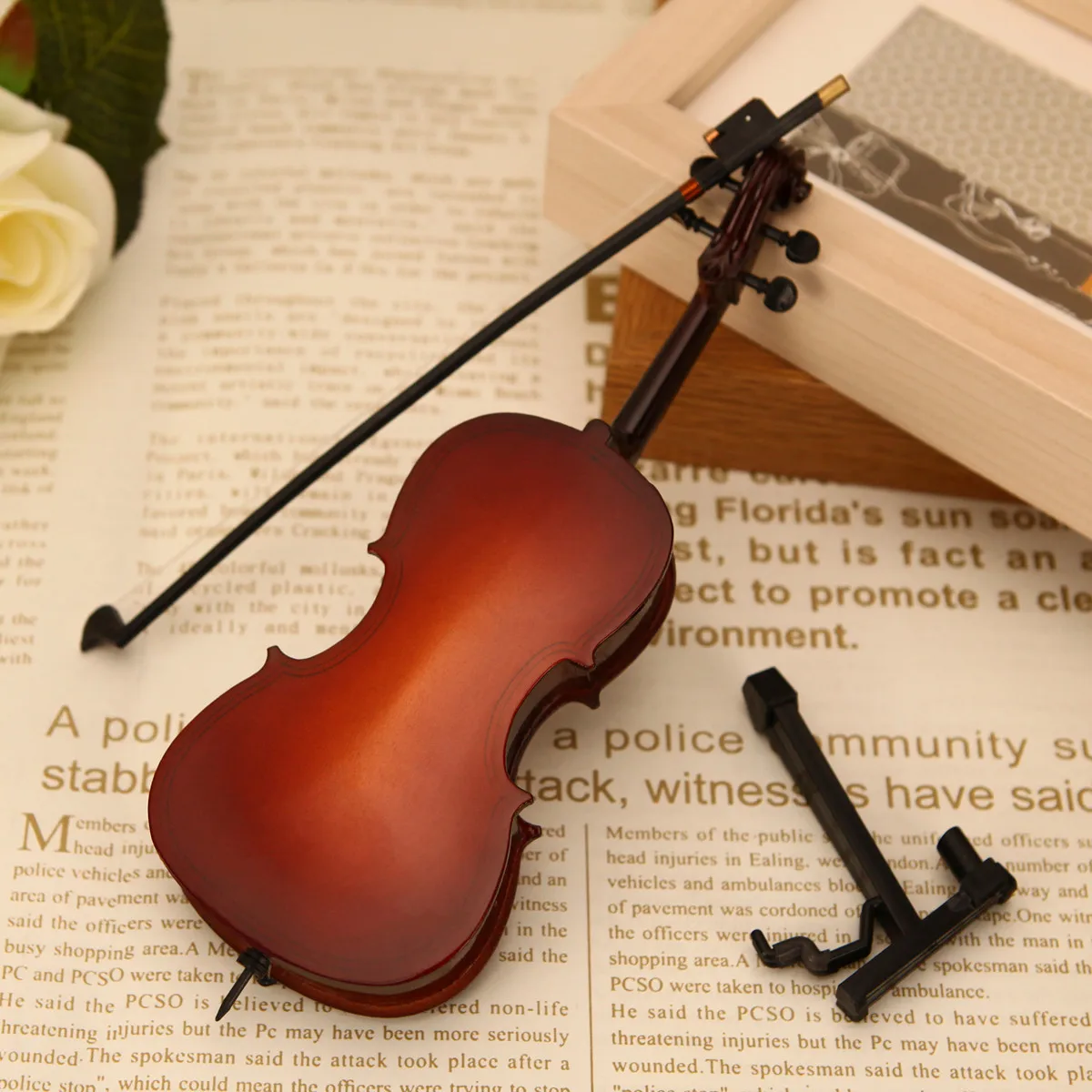 Miniature Cello Ornament