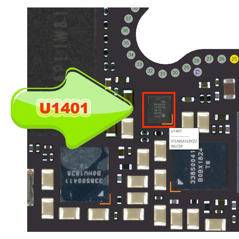 LXA1S-para-iPhone-XS-XR-XS-Max-U1401-11-pro-max-Chip-l-gico-eeprom-IC.jpg