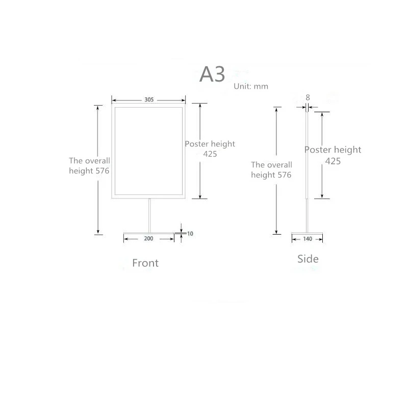 Poster Size A3