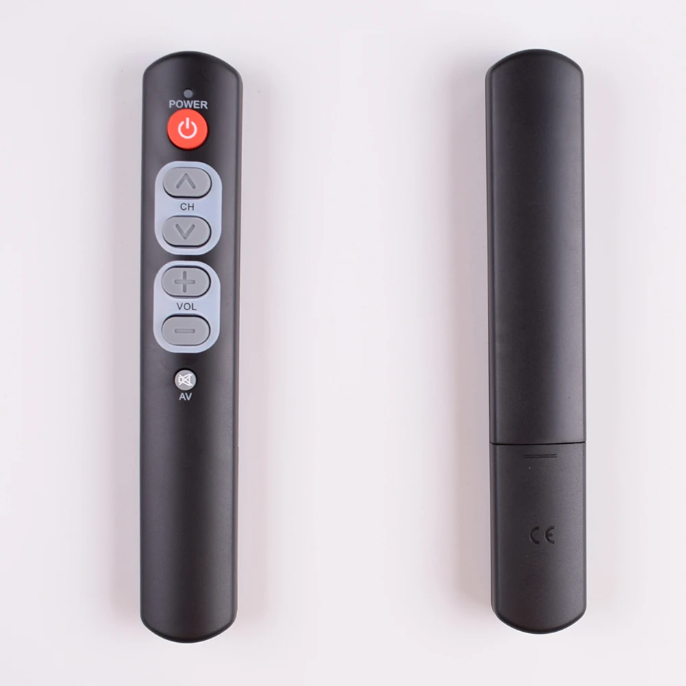 6 Keys Big Button Universal Learn Remote Control Programmable ...