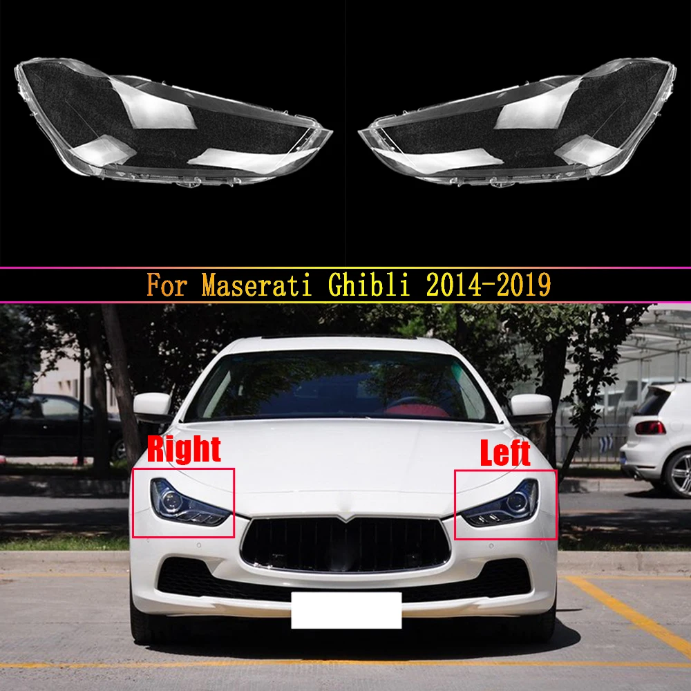 For Maserati Ghibli 2014 2015 2016 2017 2018 2019 Headlamp Transparent ...