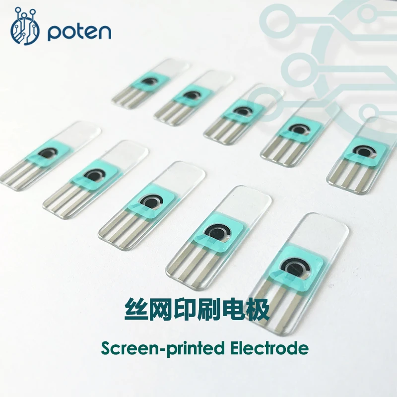 Screen Printing Electrode Flexible Electrode Wearable Three Electrode ...