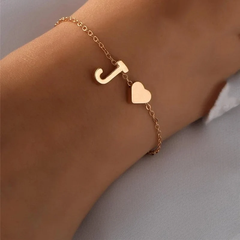 Buchstabe Mit Herz Anhänger – Valent Dienstag Sommer Strand Armband ...