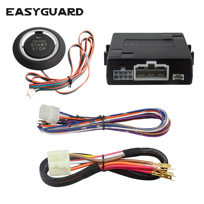 EASYGUARD Universal push button start system with auto starter for ...