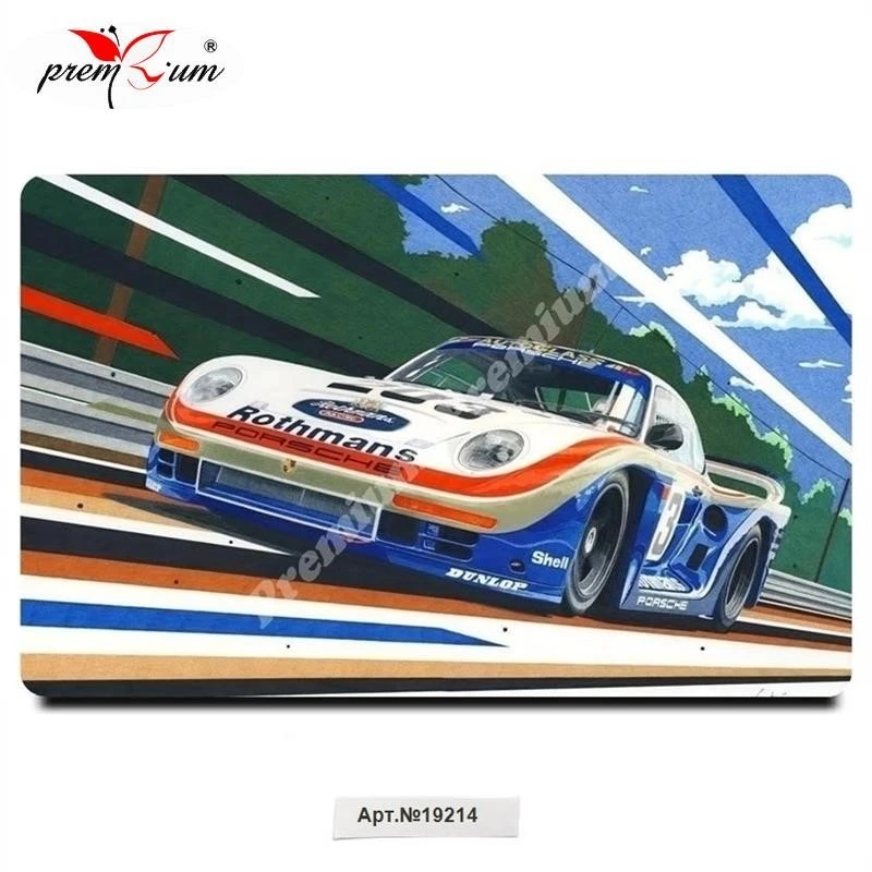 Fridge magnet souvenir Porsche репринт vintage poster|Fridge Magnets ...