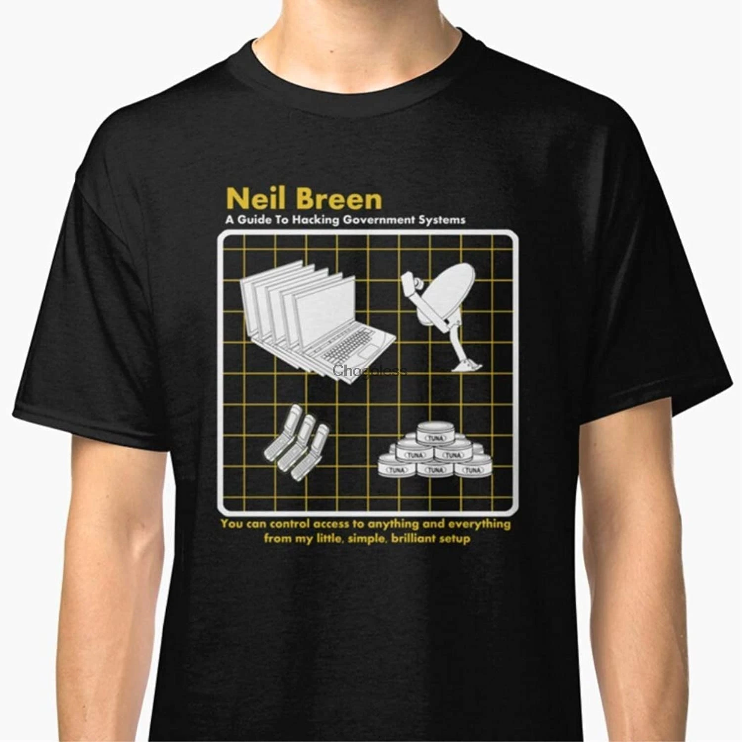 Kinhevao Neil Breen A Guide to Hacking Shirts for Men Women Funny T ...