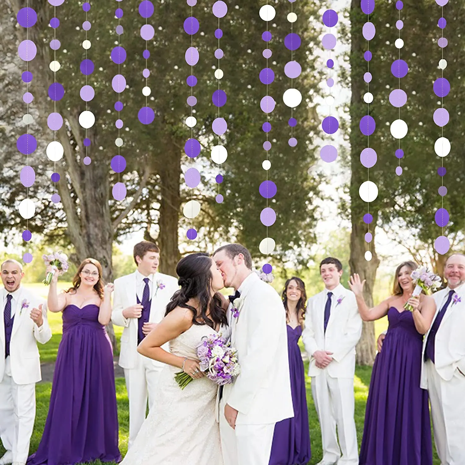 Purple and white wedding 60 photos - Astyledwedding.com