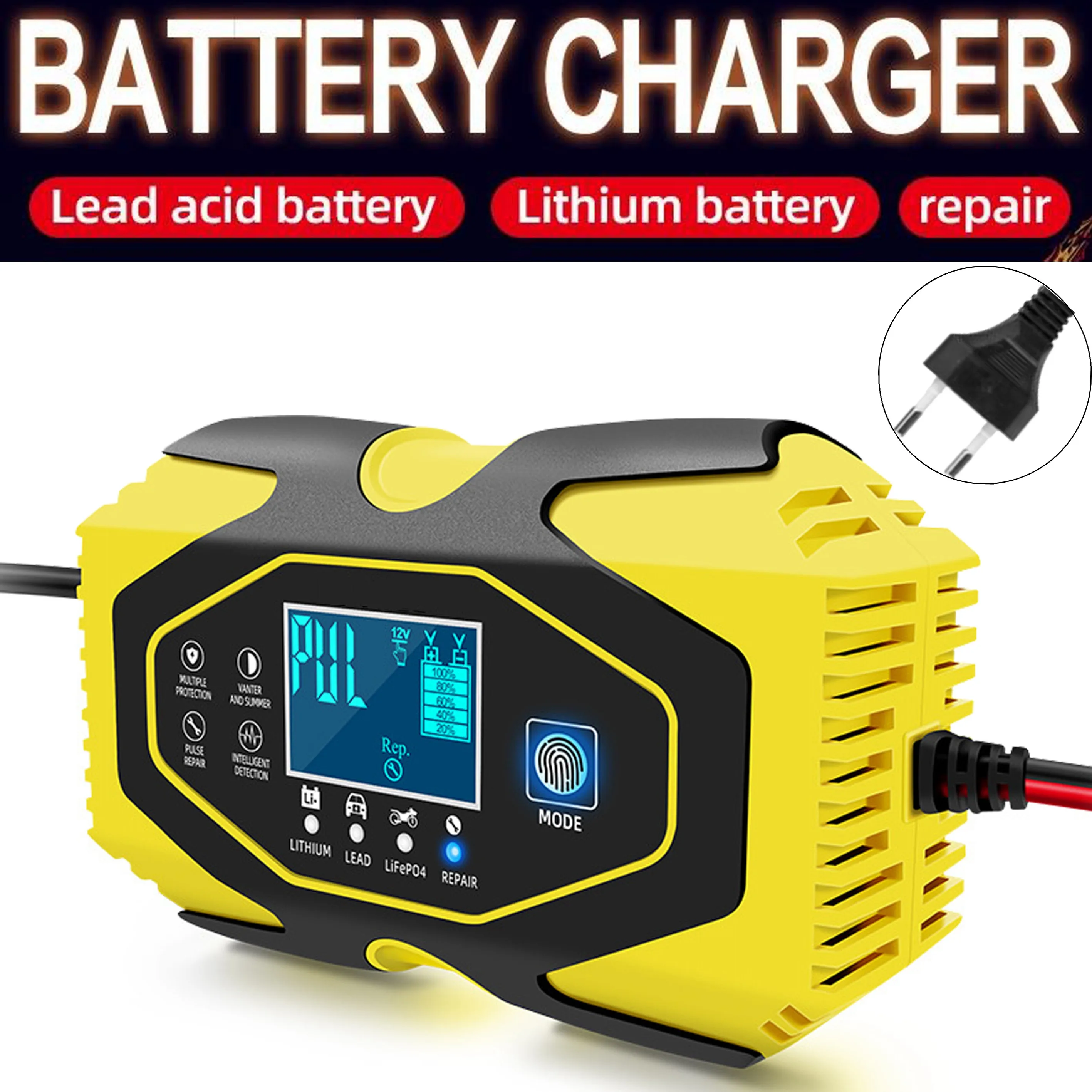 Lithium-LiFePO4-Lead-Acid-Battery-Charger-12V-6A-24V-3A-Fully-Automatic ...