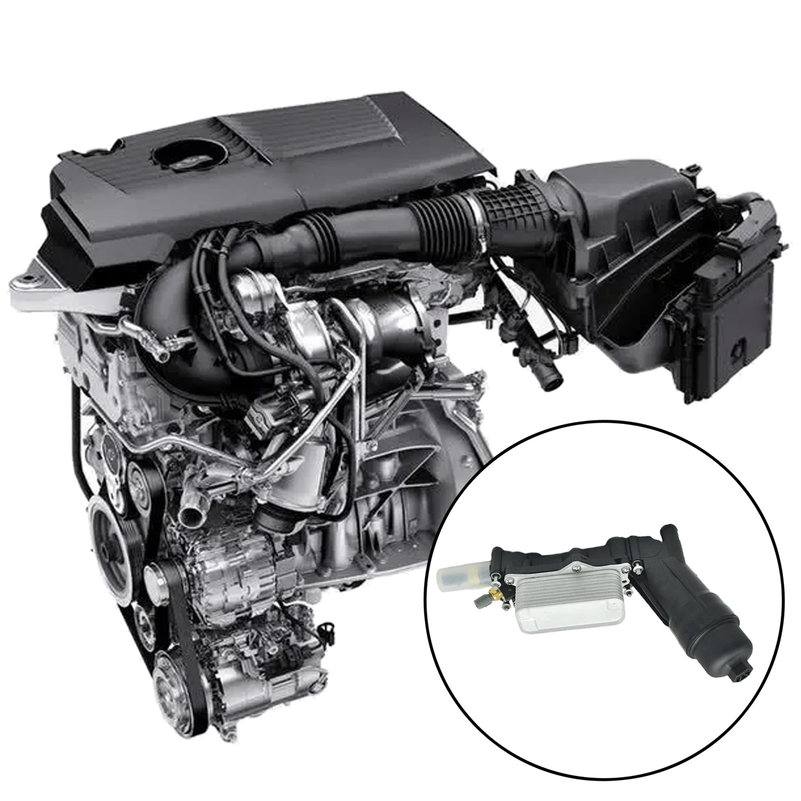 Oil Cooler Filter Adapter Housing 68105583af For Jeep Chrysler 3.6 ...