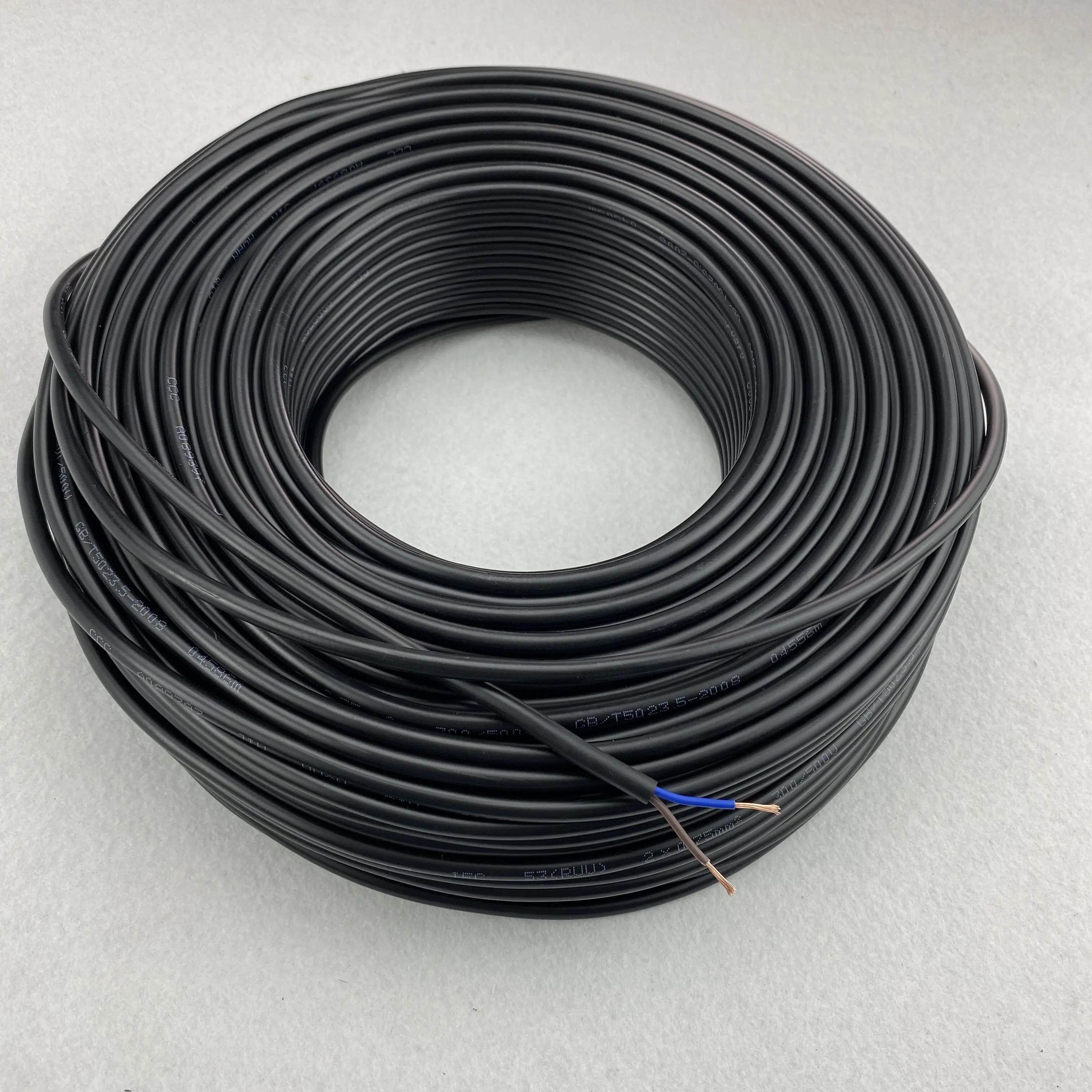Black 3 Core Round Flex 3183Y Flexible Cable PCV Extension Electrical ...