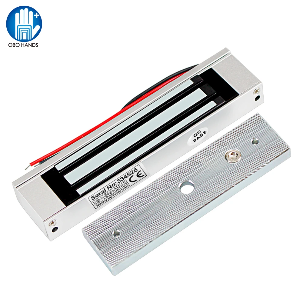 180KG Electromagnetic Lock DC12V Electric Magnetic Lock 350lbs Holding ...