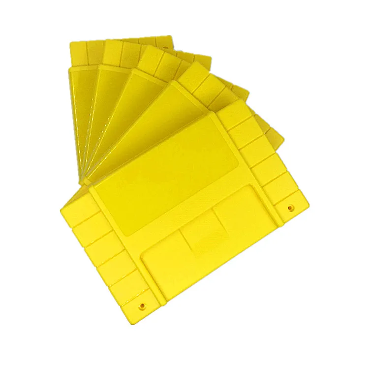 Yellow color Game Cartridge Replacement Plastic Shell For NTSC SNES ...