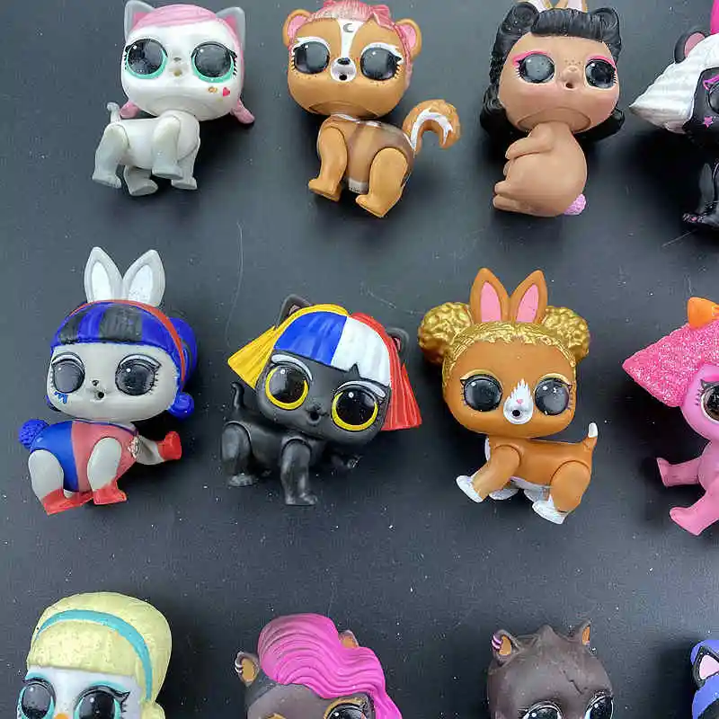 Piece LOL Unicorn Pet For Sister Dolls Unipony Monkey Dog Cat Rabbit 3 ...