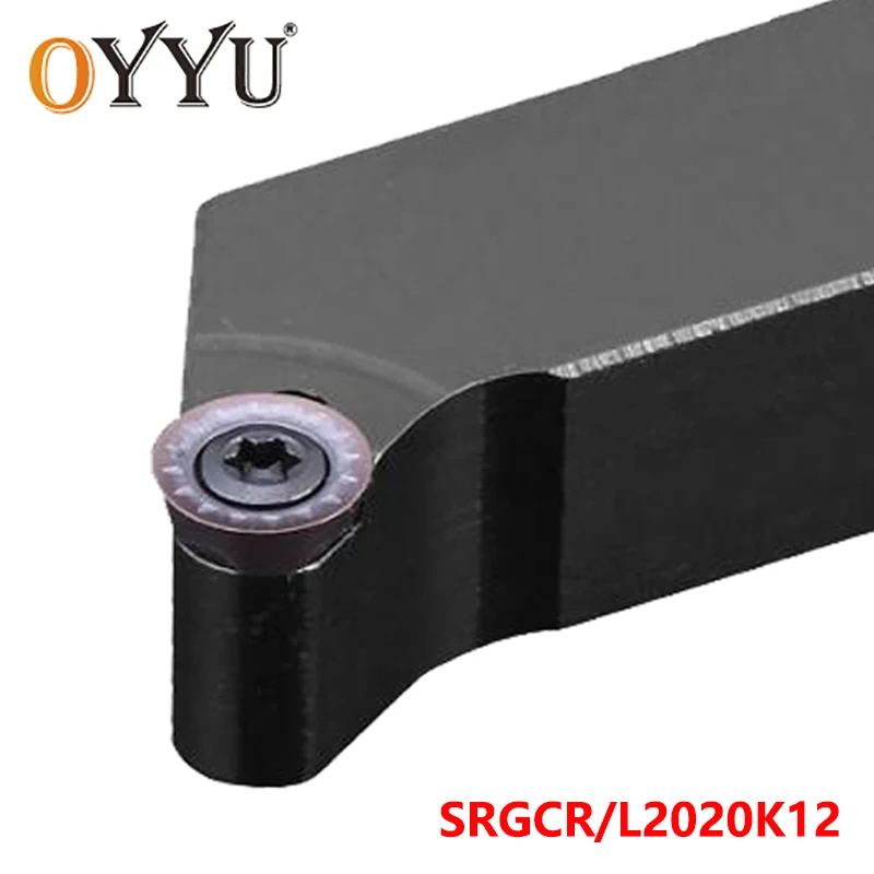 Oyyu torno cortador arbor srgcr torneamento toolholder srgcr2020k12 cnc ...