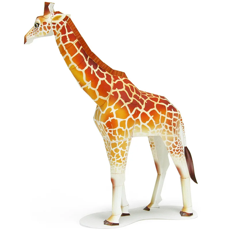 Giraffe Origami Art Folding Mini Cute 3d Paper Model Papercraft Animal ...