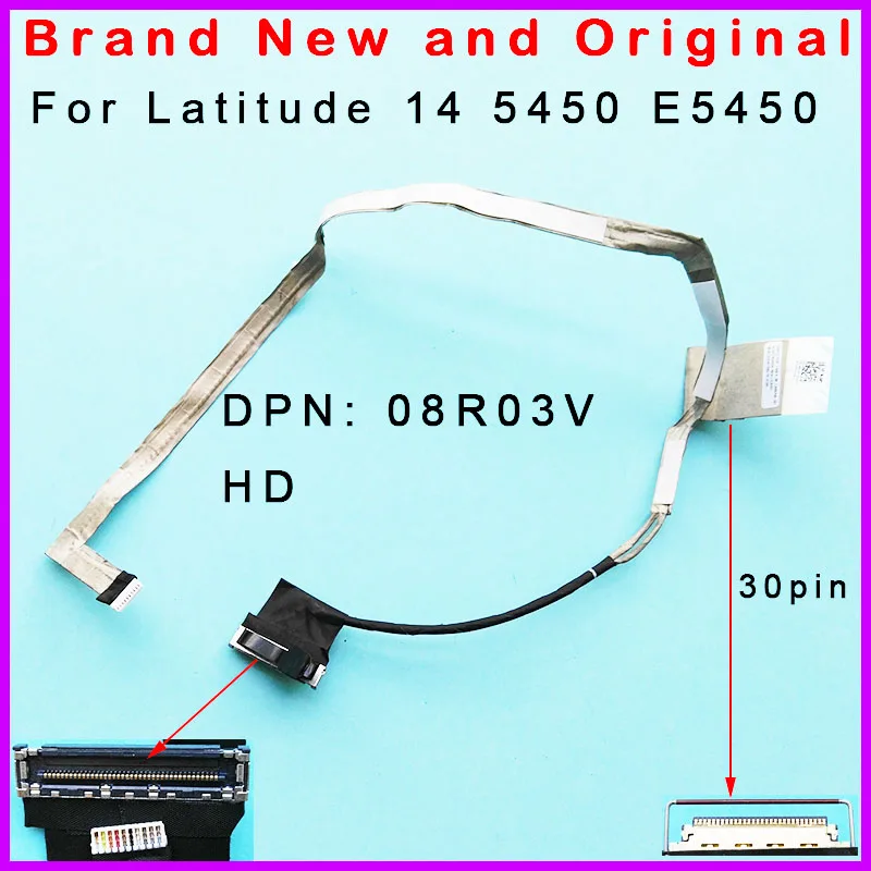 Original LCD cable for Dell Latitude 14 5450 E5450 laptop ZAM70 EDP ...