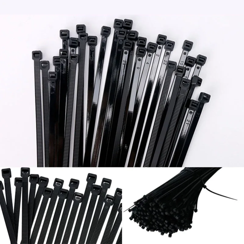 Collier de serrage,Serre-câble industriel en nylon, plastique- 3x60 ...
