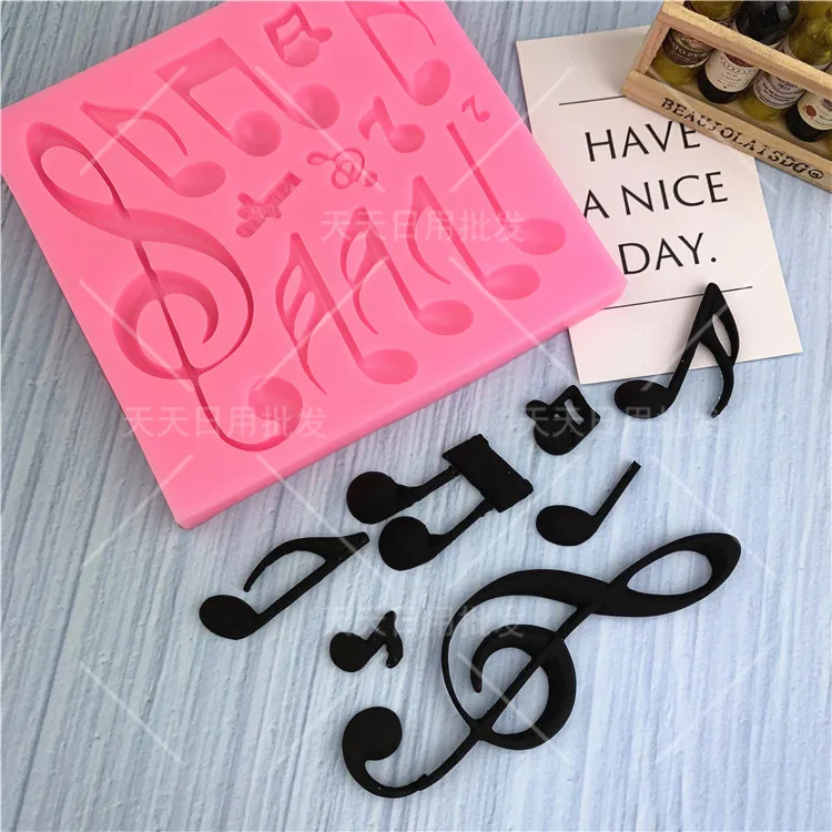 1Pcs-Musical-Note-Silicone-Fondant-Cake-Molds-Chocolate-Decorating ...