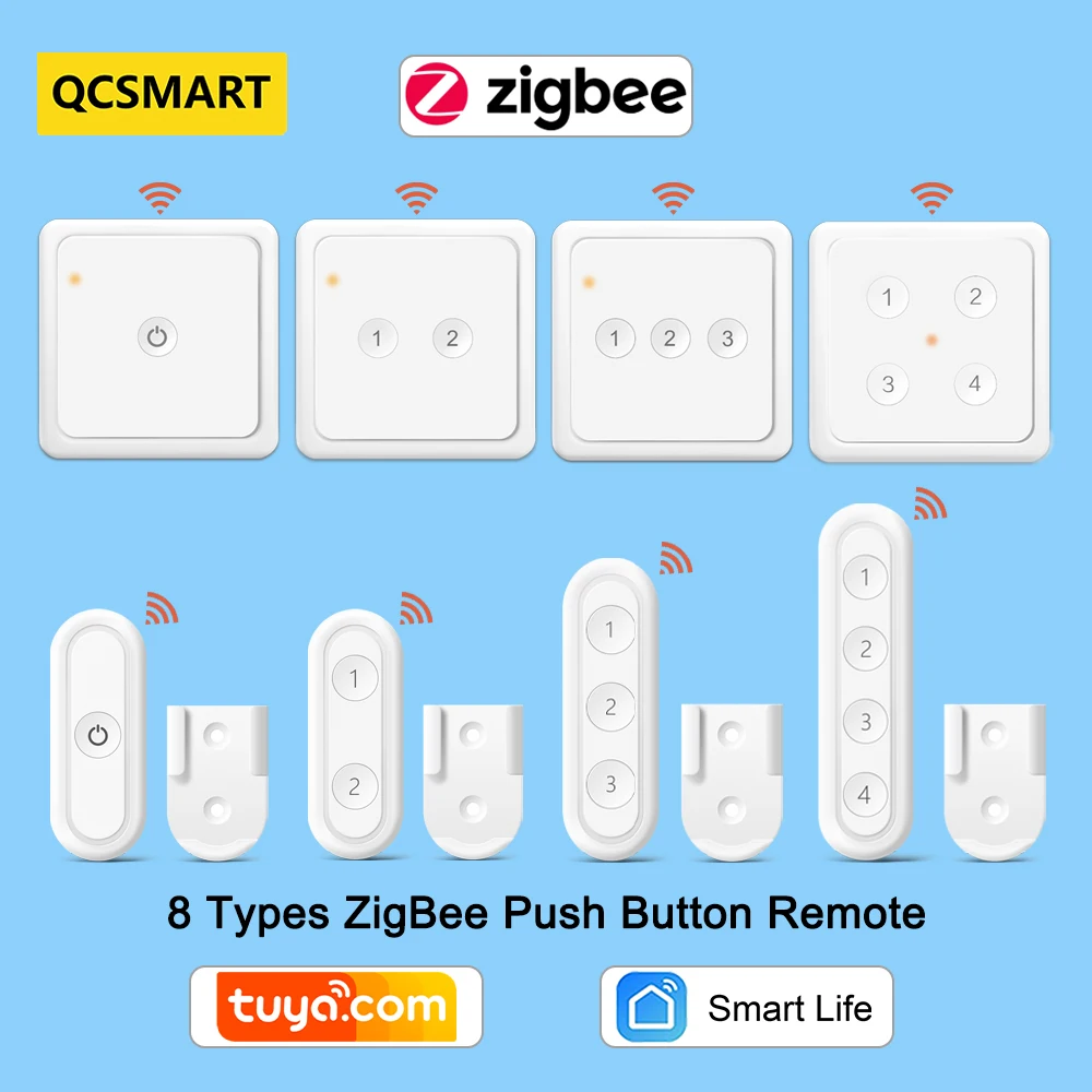 Zigbee – Interrupteur À 8 Boutons Poussoirs, Sans Fil, Pour Automatiser La Maison, Application ...